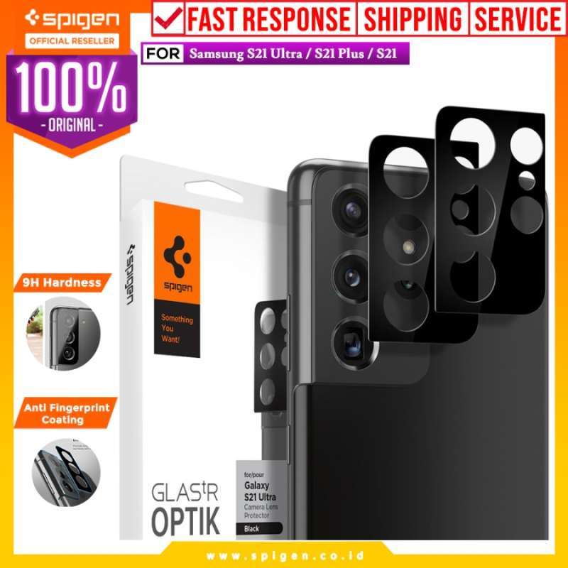 Jual Camera Lens Samsung Galaxy S21 Ultra Plus Spigen Glass tR Optic ...