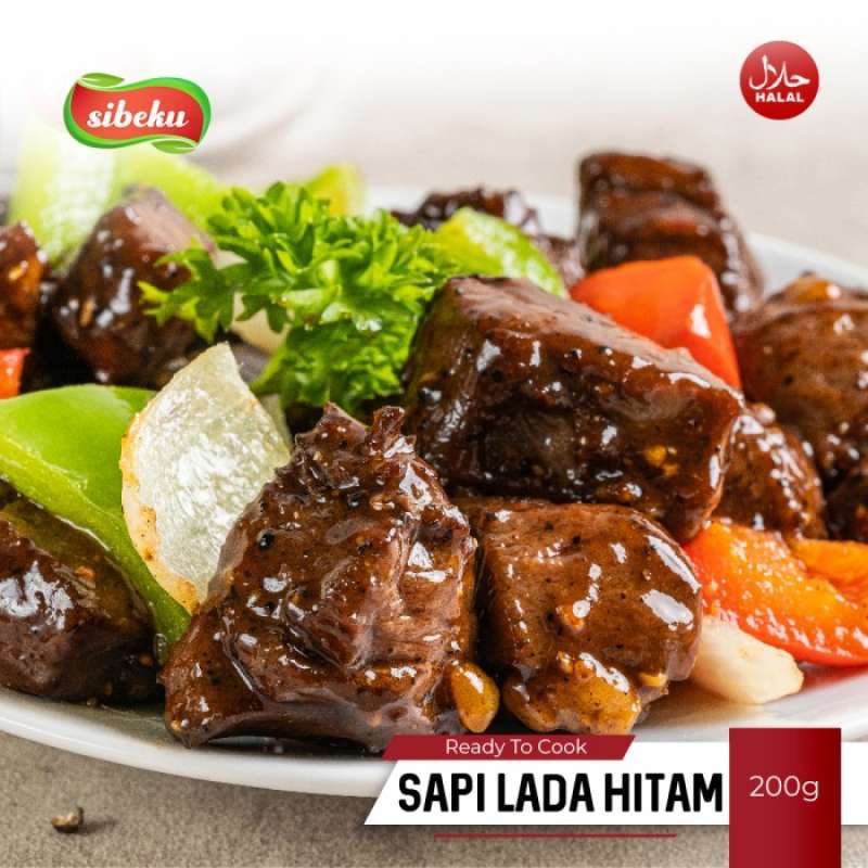 Promo Sapi Saos Lada Hitam Halal And Higienis 200 Gram Frozen Food Ready