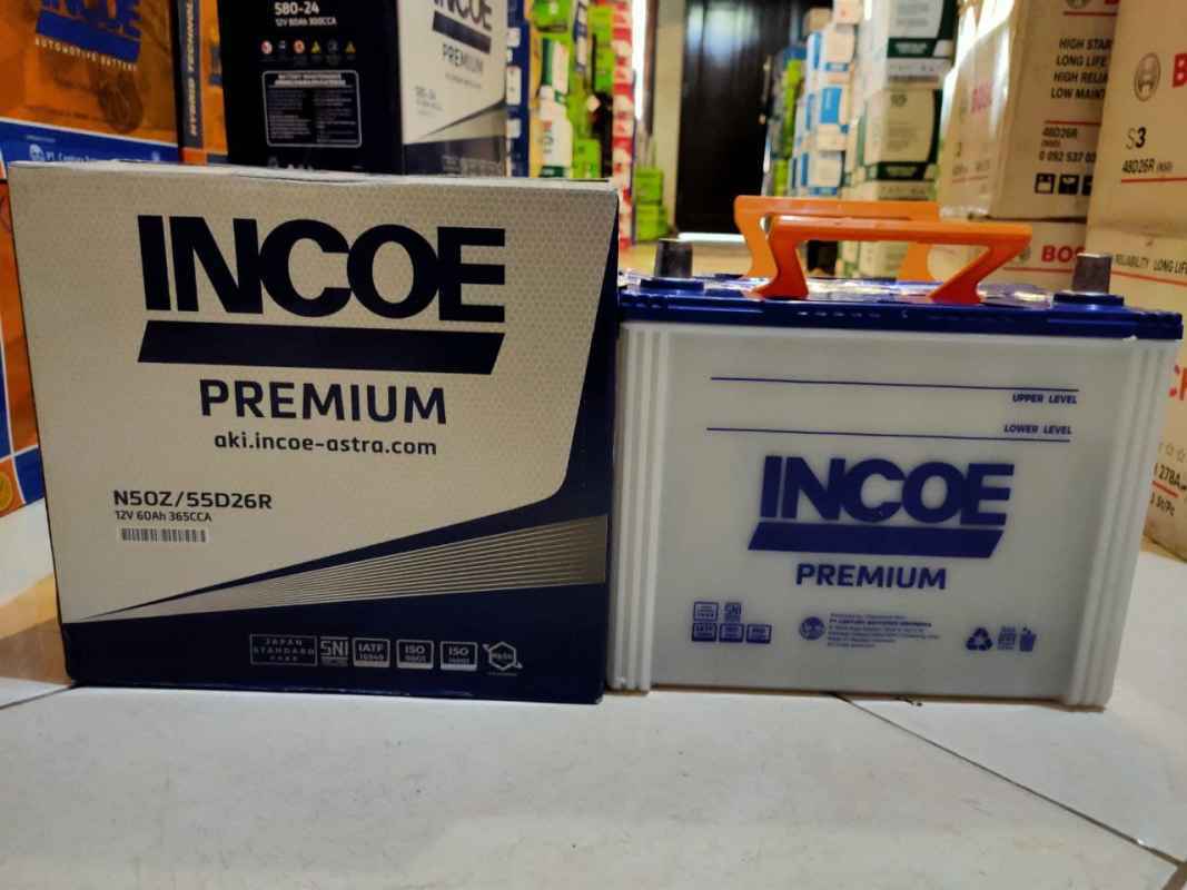 Jual AKI MOBIL TOYOTA KIJANG GRAND INCOE PREMIUM BASAH N50Z 12V 60AH di Seller Toko Banoki Aki ...