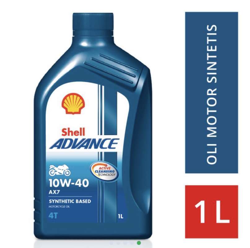 Jual OLI SHELL ADVANCE ULTRA FULLY SYNTHETIC PURE PLUS SAE 10W-40 ...