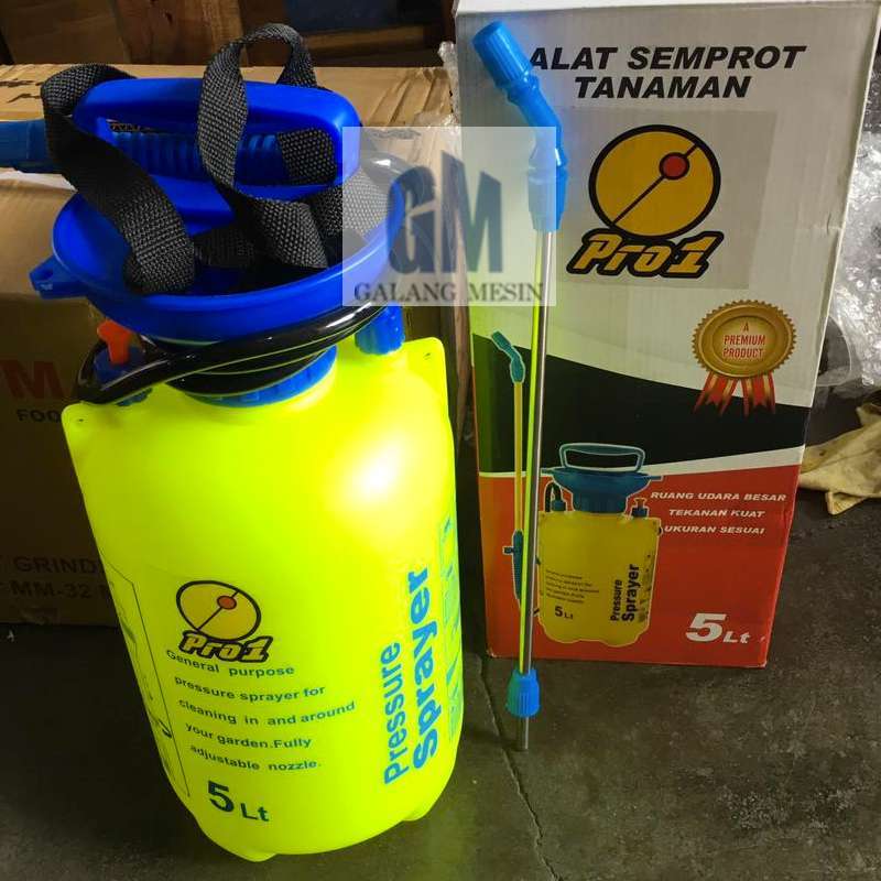 Promo PRO1 Alat Semprot Hama Manual 5 liter Pressure Sprayer Gendong ...