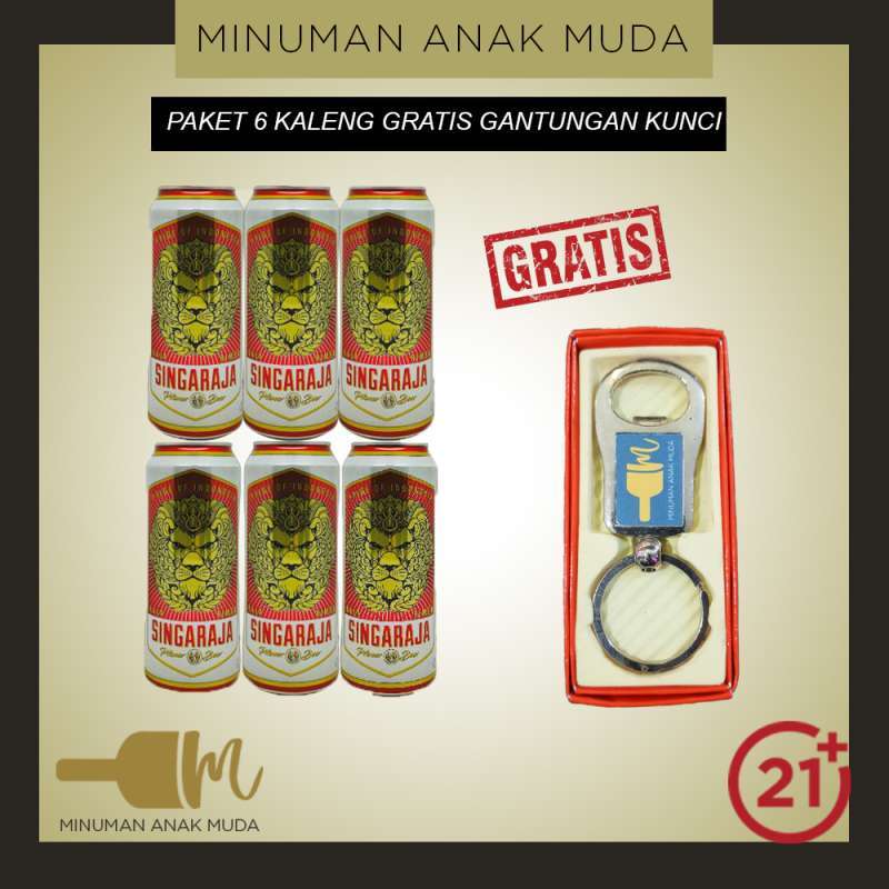 Jual Beer Bir Singaraja Kaleng 500 Ml (Paket 6 Kaleng) di Seller ...