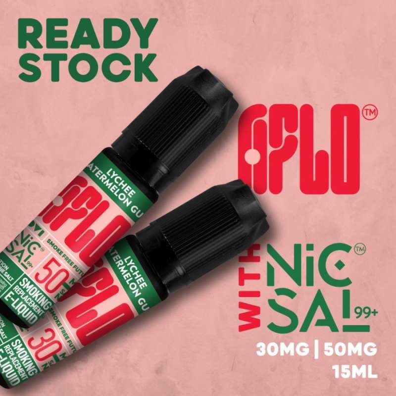 Jual LIQUID MOVI NICSAL99+ AFLO SALTNIC LYCHEE WATERMELON GUM di Seller ...