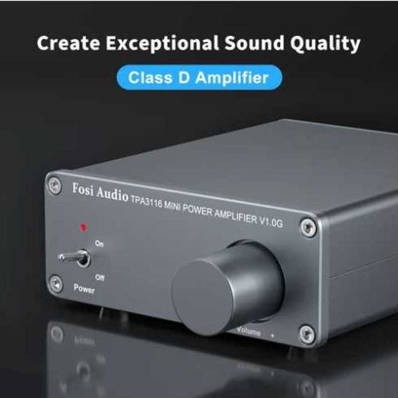 Jual Fosi Audio Mini Amplifier 2 Ch Stereo Hi-fi Class D Amp 50wx2 - V1 ...