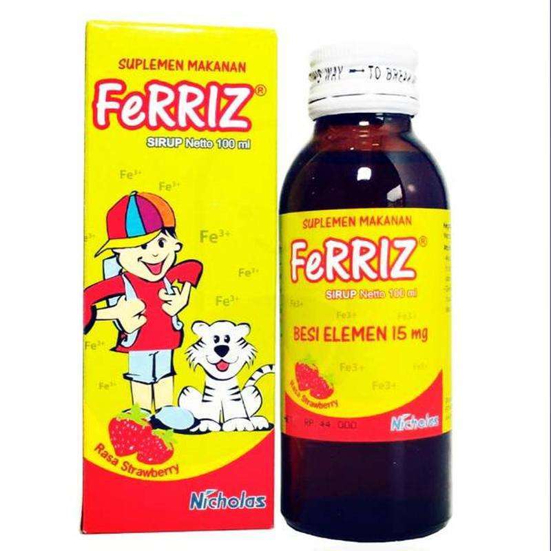 Jual Original Ferriz Sirup 100 ml Membantu Memenuhi Kebutuhan Zat Besi ...