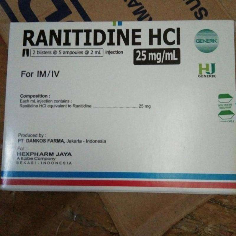 Jual Original Ranitidin Injeksi Di Seller Jakarta Health Center - Tegal ...