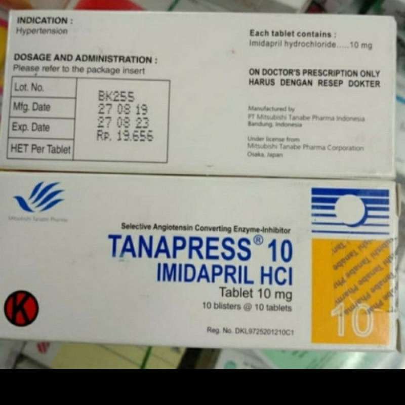 Jual Tanapress 10 Mg Per Box di Seller Jakarta Health Center - Tegal Alur, Kota Jakarta Barat ...
