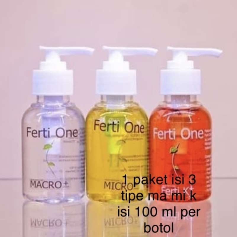 Jual aquascape pupuk cair 1 paket FERTI ONE 120 ML MACRO MICRO KALIUM ...
