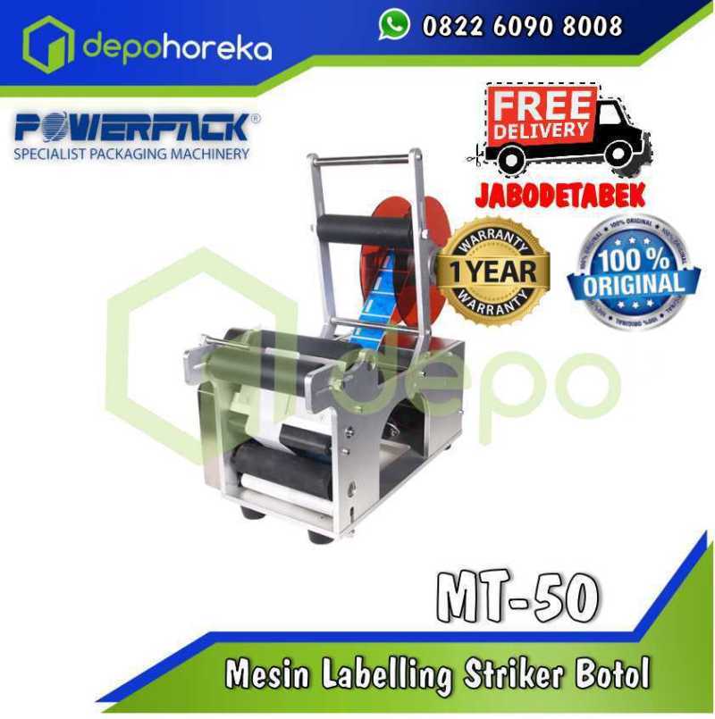 Jual Mesin Botol Labeling Sticker MT-50 POWERPACK di Seller Depo Horeka ...