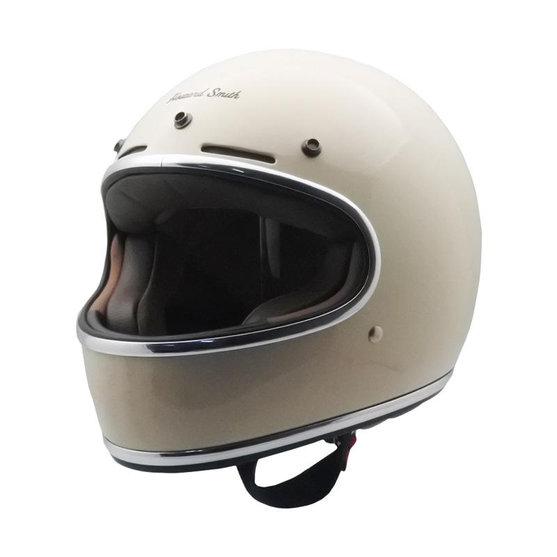 Jual Cargloss Howard Smith Cafe Racer Helm Full Face - Avorio Naide di ...