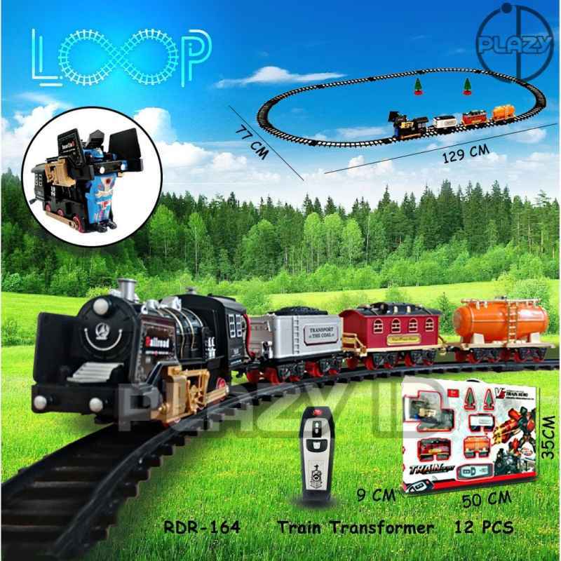 Promo Mainan RC Kereta Api Robot Train Mainan Anak Remote Control Remot ...