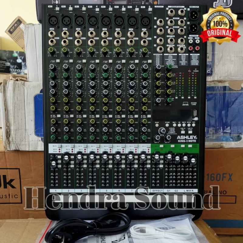 Jual Mixer Audio Ashley King 8 Note Mixer 8 channel di Seller Hendra ...