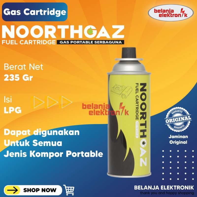 Jual Hi Cook Noorthgaz Tabung Gas Portable / Gas Kaleng / Gas Cartridge ...
