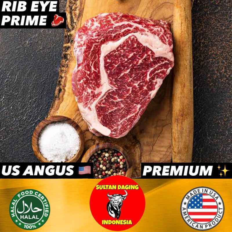 Promo USDA WAGYU RIB EYE PRIME BLACK ANGUS PREMIUM 450 GRAM IMPORT DARI ...
