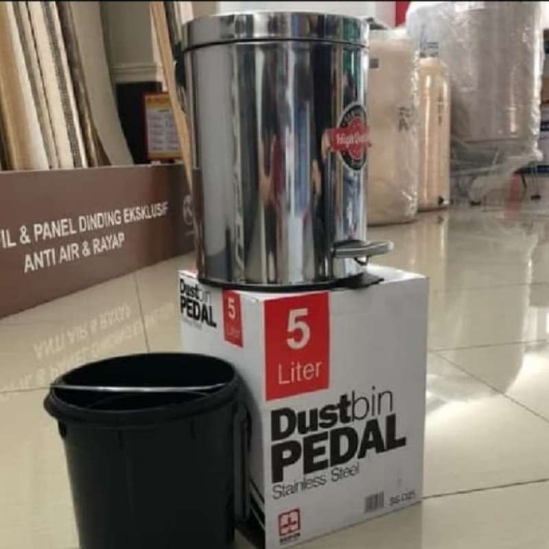 Jual Maspion Dustbin Pedal | Tempat Sampah / Tong Sampah Injak Stainless 5l Di Seller Things12 ...