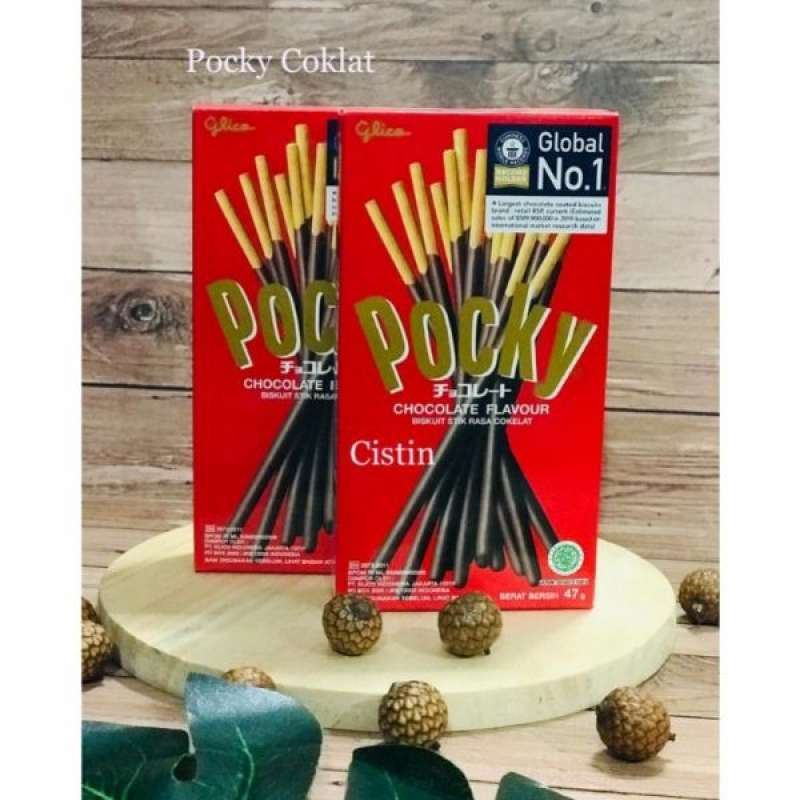 Jual Pocky biskuit Stik rasa coklat 47g di Seller Cistin Toko Bahan Kue ...