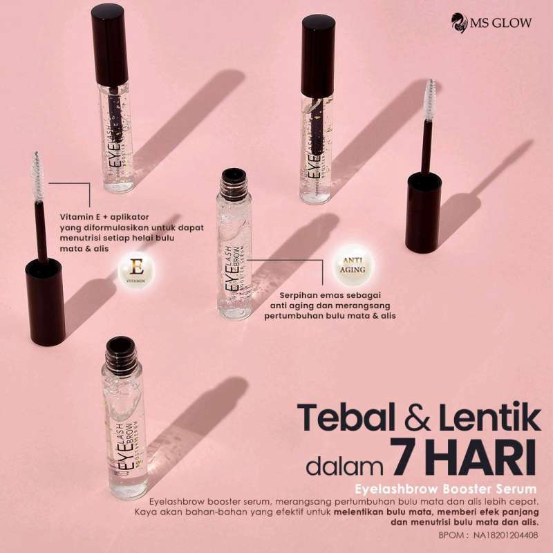 Jual EYELASH BROW BOOSTER SERUM MS GLOW ORIGINAL SERUM PELENTIK DAN ...