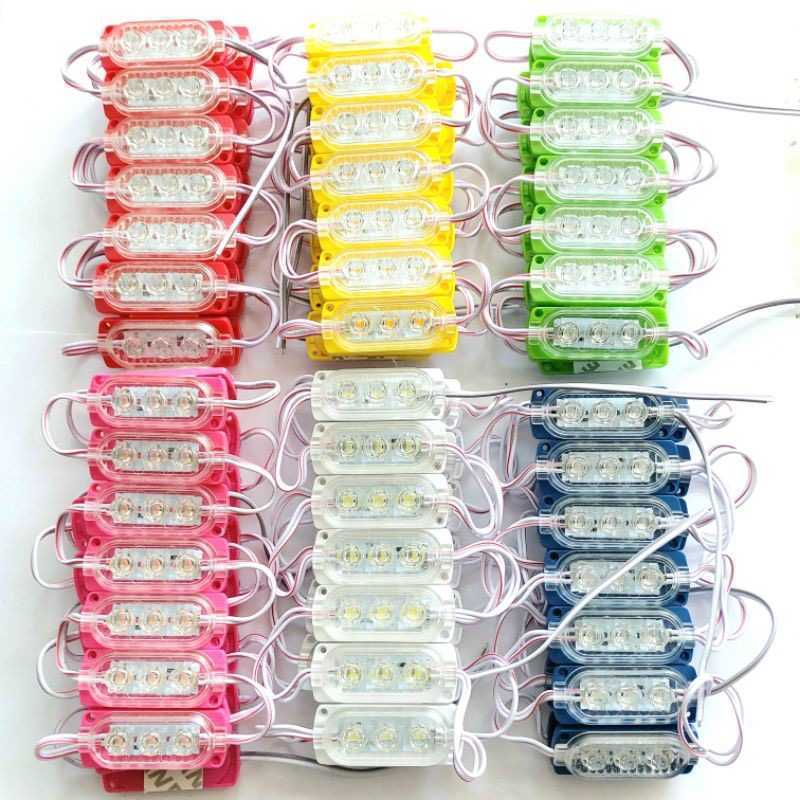 Promo Modul Lampu Ultrasonic Led 3 Mata 3w 12volt 24volt Supersonic Waterproof 12v 24v 12 Volt ...