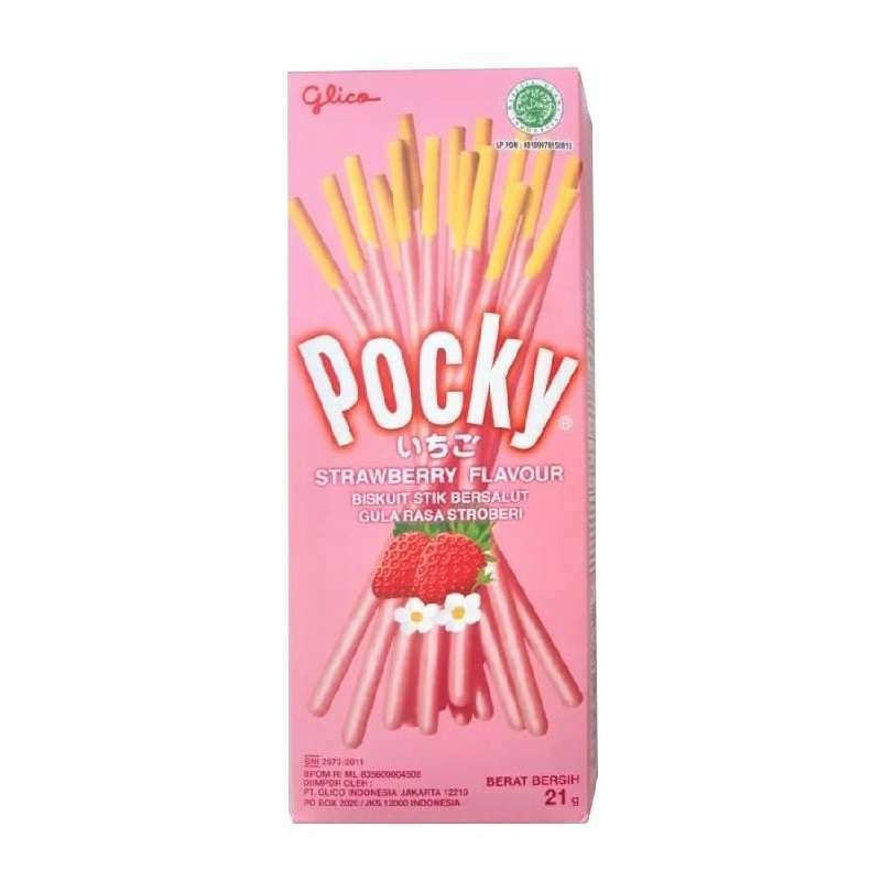 Promo Pocky Mini Strawberry Stick Biscuit 21 g Diskon 32% di Seller ...