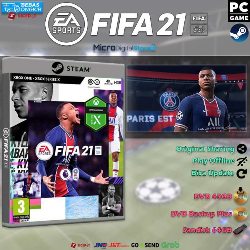 Jual EA SPORTS™ FIFA 21 PC Original - DVD BACKUP PLUS di Seller Micro ...