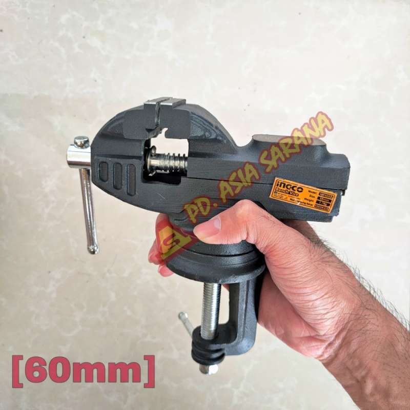 Jual [60mm] Catok Ragum Meja Putar INGCO Bais Besi Tanggem Paron Bench ...