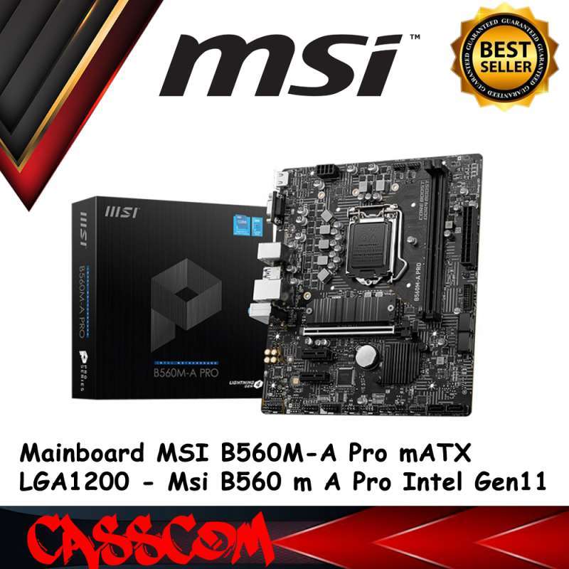 Jual Mainboard Msi B560m-a Pro Matx Lga1200 - Msi B560 M A Pro Intel ...