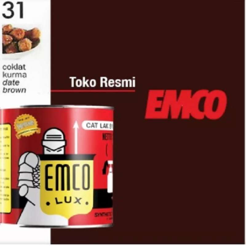 Jual Emco Lux Cat Finishing Kayu & Besi 1Kg di Seller DindingKu Store ...
