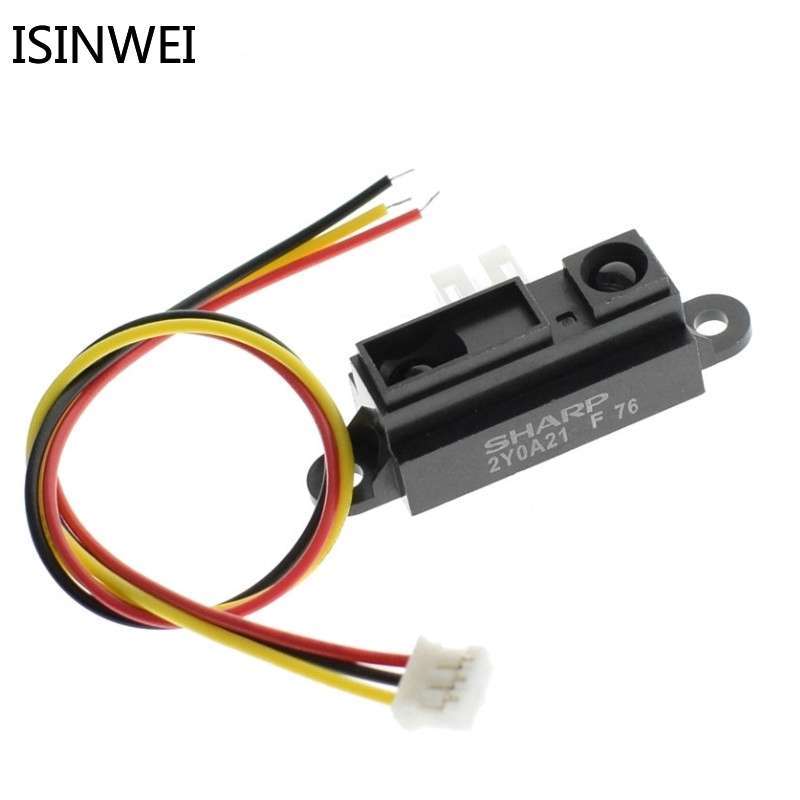 Jual FREE ONGKIR Sharp GP2Y0A21YK0F Sensor Infrared Analog 10-80cm ...