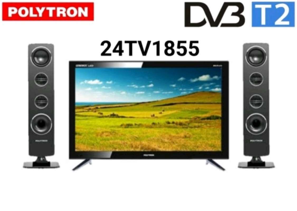 Jual Polytron 24TV1855 Led Tv 24 inch Digital Hd Tv Speaker Tower PLD ...