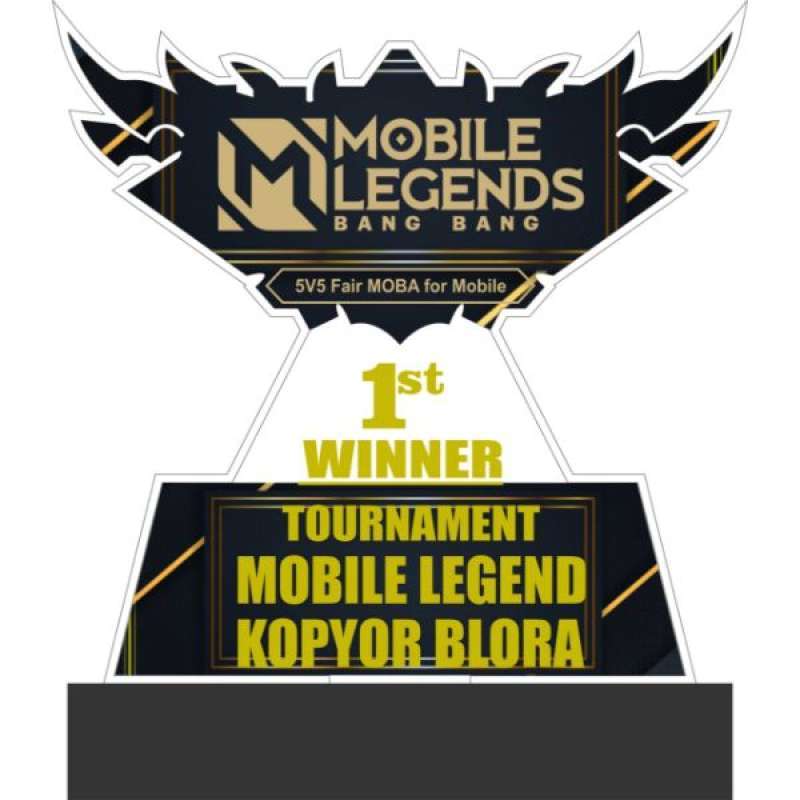 Jual No Brand Plakat Mobile Legend Akrilik 3mm Piala Trophy [ukuran 30 ...