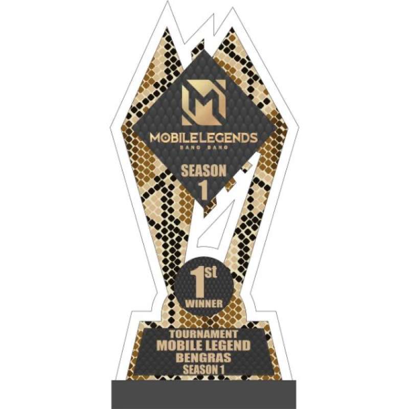 Jual No Brand Plakat Mobile Legend Akrilik 3mm Piala Trophy [ukuran 30 ...