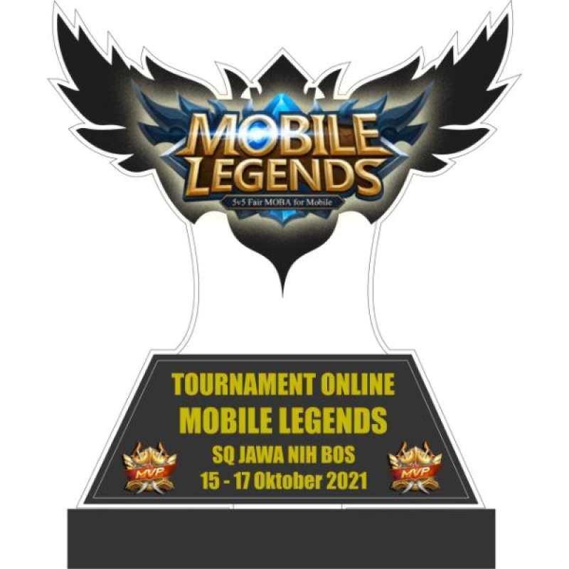 Jual No Brand Plakat Mobile Legend Akrilik 3mm Piala Trophy [ukuran 30 ...