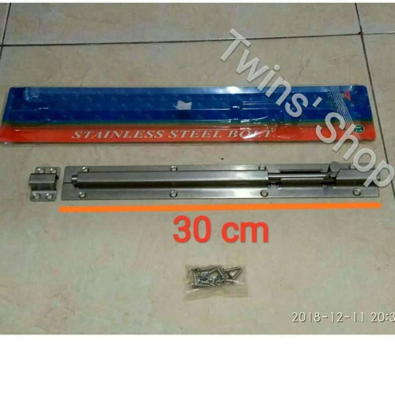 Jual Slot Pintu 30 cm - Grendel Pintu - Kunci - Bolt - Multicolor di ...