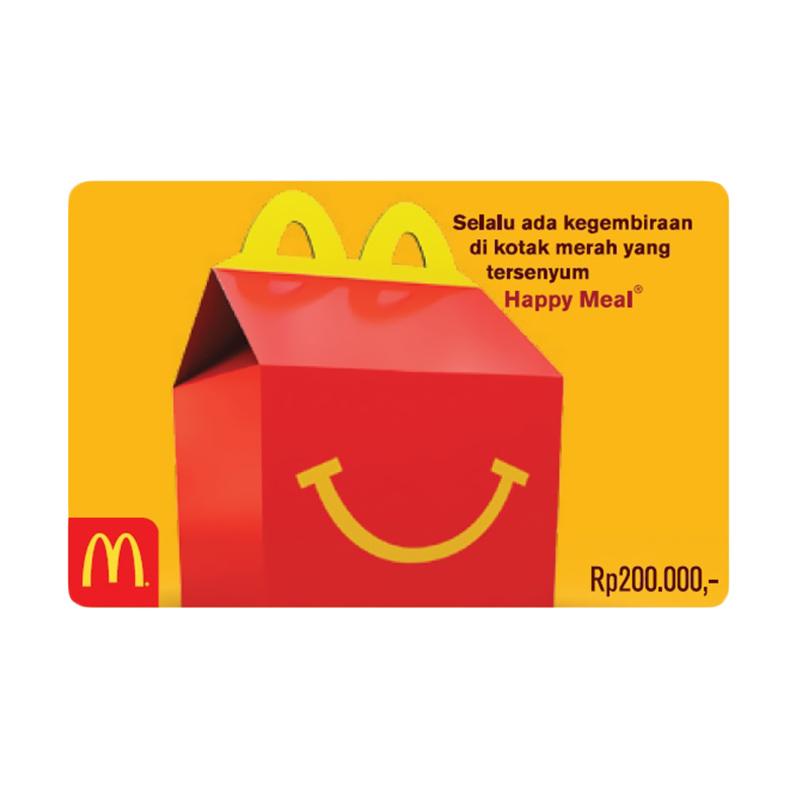 Jual McD - Gift Voucher [Rp 200.000] di Seller PALUGADA SHOPP - Kab ...
