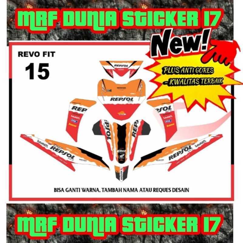 Jual Sticker Decal Honda Revo Fit Full Body Stiker Dekal Revo Fit Full ...