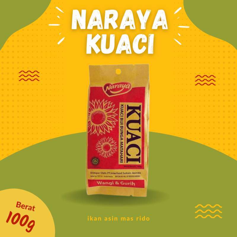 Promo Ikan Asin Mas Kuaci Naraya Biji Bunga Matahari Kwaci Wangi Gurih ...