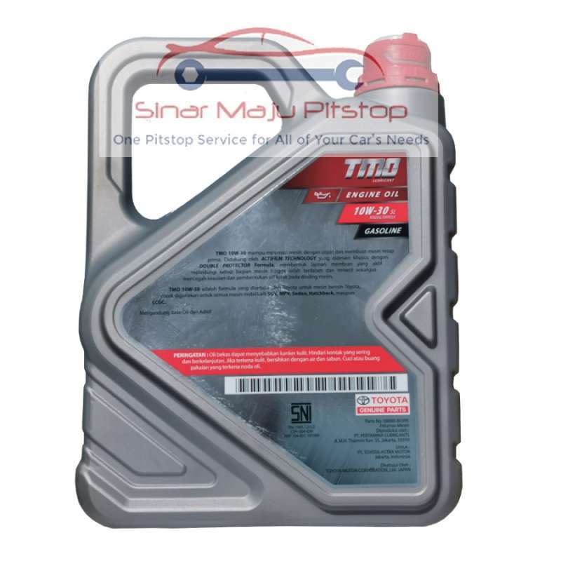 Jual Toyota Motor Oil Tmo Lubricant Sae 10w-30 Api Sl - Pelumas Oli ...