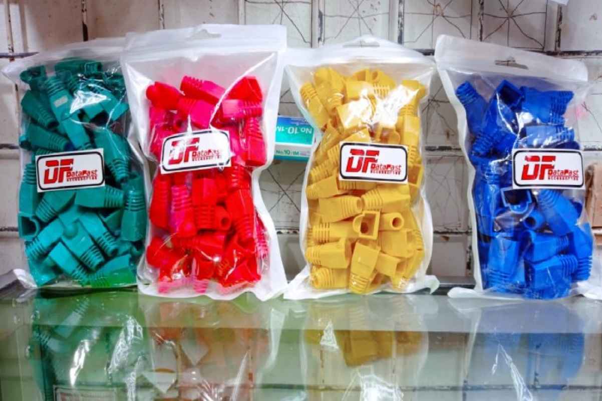 Jual DATA FAST Rj45 Connector CAT 5 FLAT CABLE DATAFAST CAT5 DF di ...