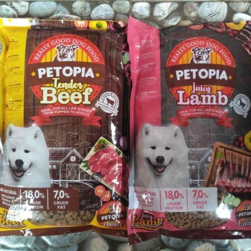 Jual GOSEND/GRAB PETOPIA DOG FOOD 20 KG / MAKANAN ANJING - - Lamb di ...