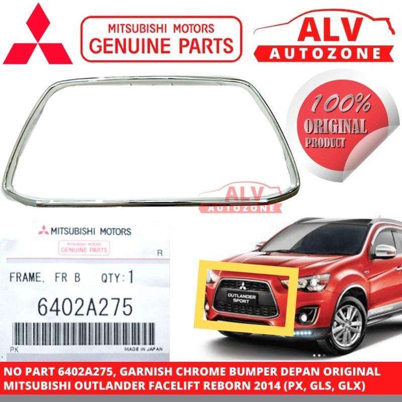 Jual Lis List Garnish Bumper Depan Outlander Reborn 6402A275 di Seller ...