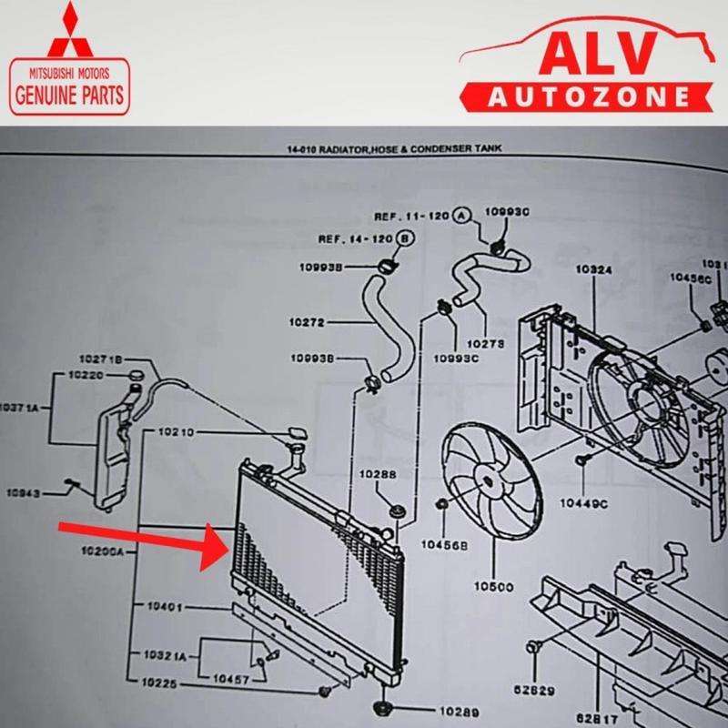 Jual Radiator Asli Mitsubishi Xpander Transmisi Manual (no Part ...