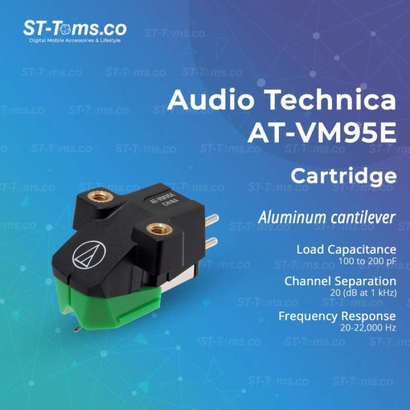 Jual Audio-Technica AT-VM95E Cartridge Turntable di Seller ST-Toms ...