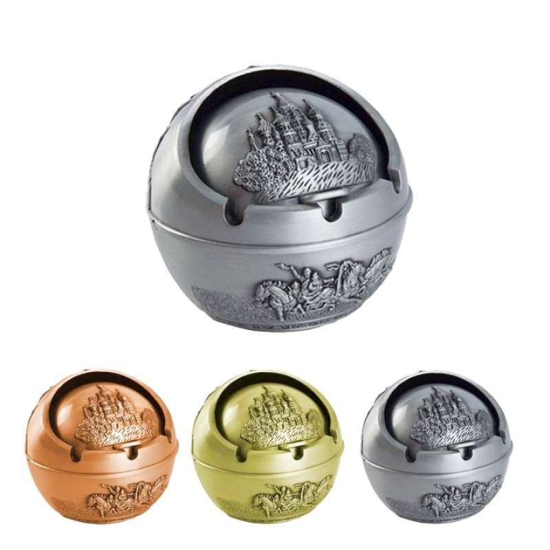 Jual Jual Asbak Metal Portable Anti Angin Bentuk Balok Bangunan ...