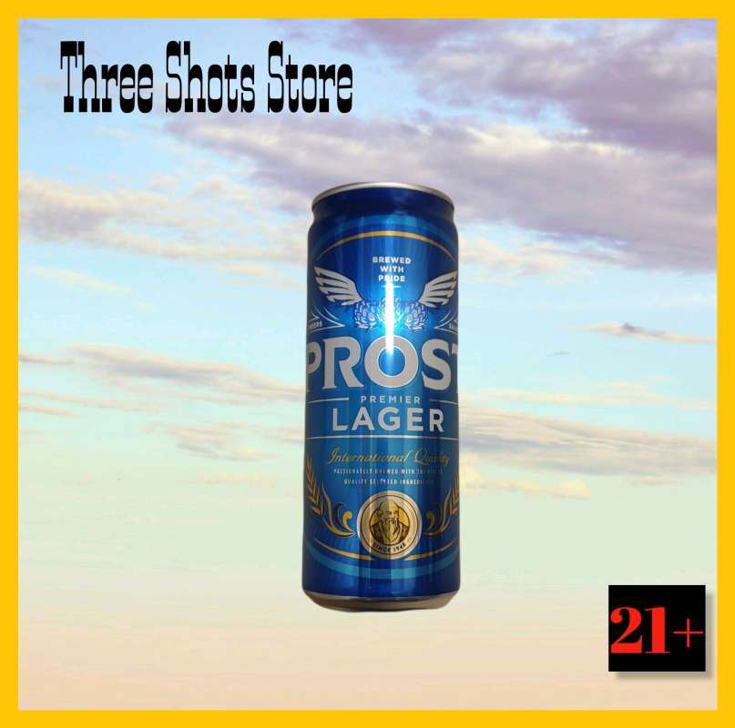 Jual Prost Lager Premium Bir Can [320ml] di Seller Three shots - Duri ...