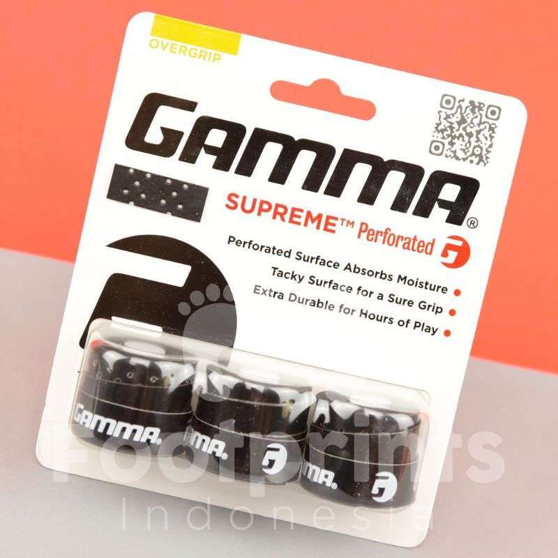 Jual Footprints Indonesia Grip Tenis Gamma Supreme Perforated Overgrip ...