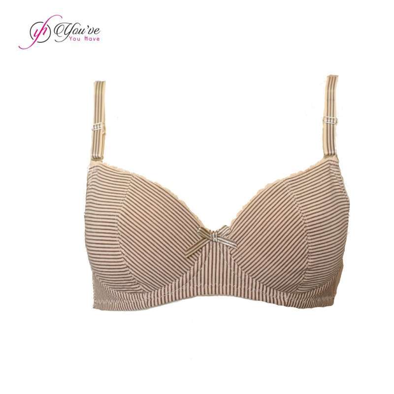 Jual You've (YouHave) BH Kawat Bra Wanita Motif Garis Tanpa Busa 100040 ...
