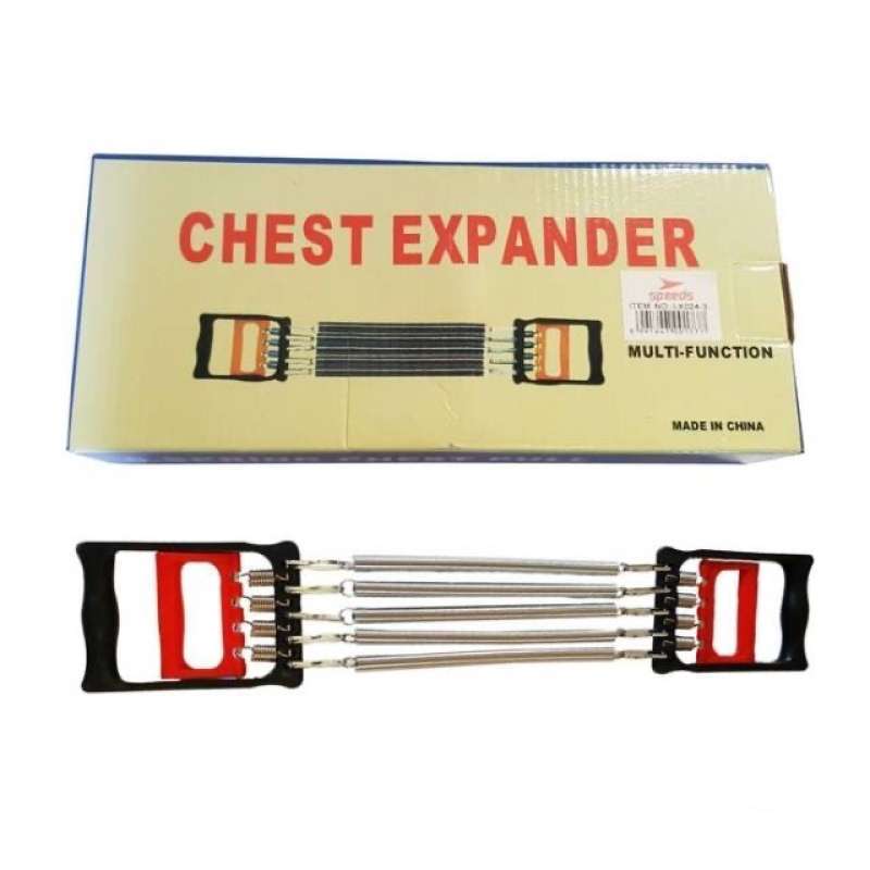 Jual SPRING CHEST GYM PULL ALAT FITNESS PORTABLE PER PEGAS OTOT DADA ...