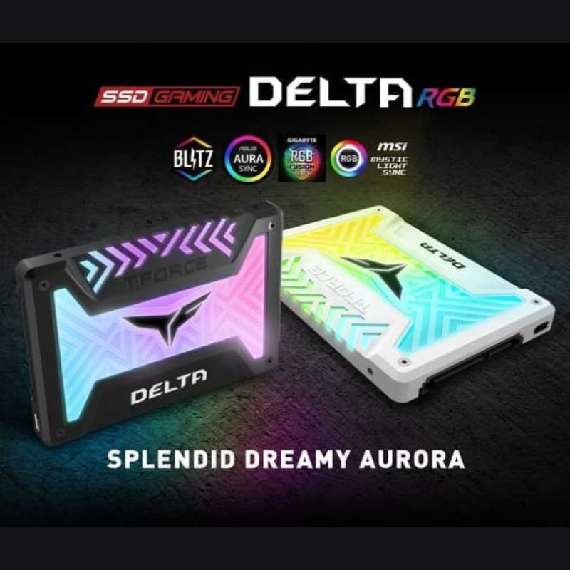 Jual SSD TEAM DELTA RGB 5V 1TB - SATA III 2.5 - Black & White di Seller ...