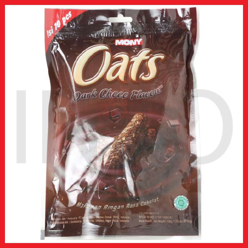 Jual MONY OATS DARK CHOCO FLAVOUR POUCH 10X10GR di Seller inko - Curug ...