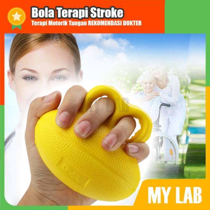 Jual ORIGINAL Bola Terapi Tangan Stroke Melatih Motorik Otot Tangan di ...